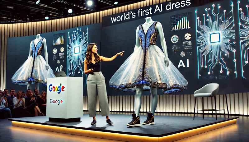 Google Engineer Christina Ernst Unveils the World's First AI Dress: A Stunning Blend of ...